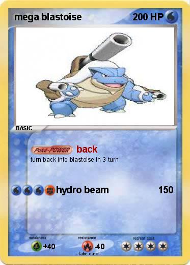 Pokémon mega blastoise 171 171 - back - My Pokemon Card