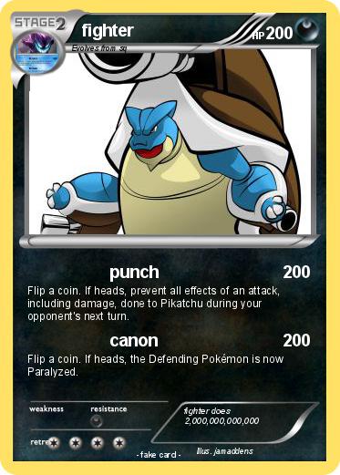 Pokémon fighter 334 334 - punch - My Pokemon Card