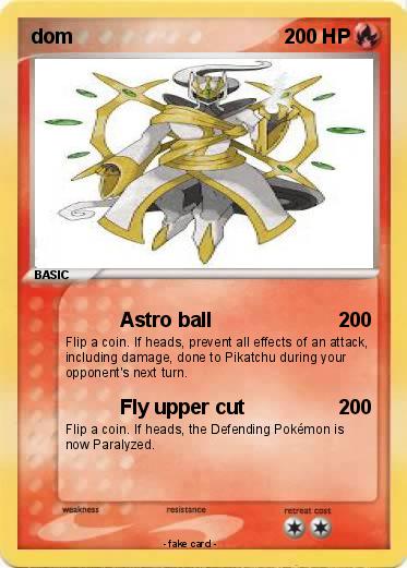 Pokémon dom 96 96 - Astro ball - My Pokemon Card