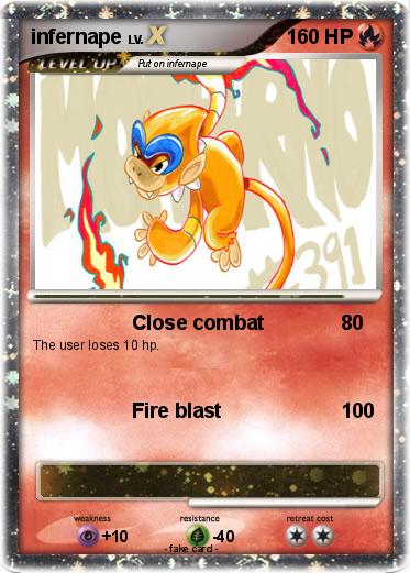 Pokémon infernape 1224 1224 - Close combat - My Pokemon Card