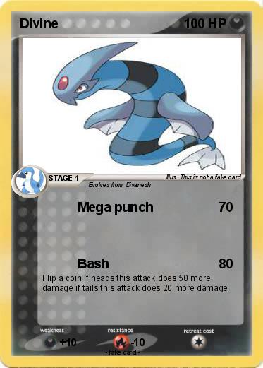 Pokémon Divine 60 60 - Mega punch - My Pokemon Card