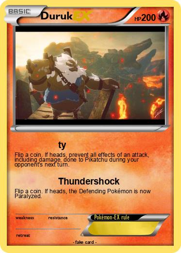 Pokémon Duruk 2 2 - ty - My Pokemon Card