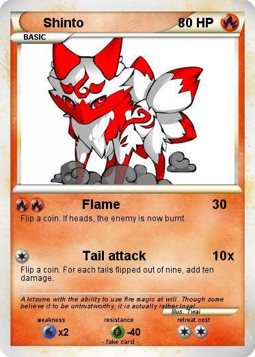 Pokémon Shinto 1 1 - Flame - My Pokemon Card