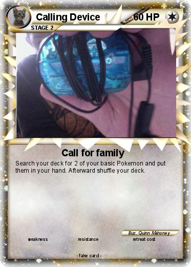 Pokémon Calling Device - Call for family - My Pokemon Card