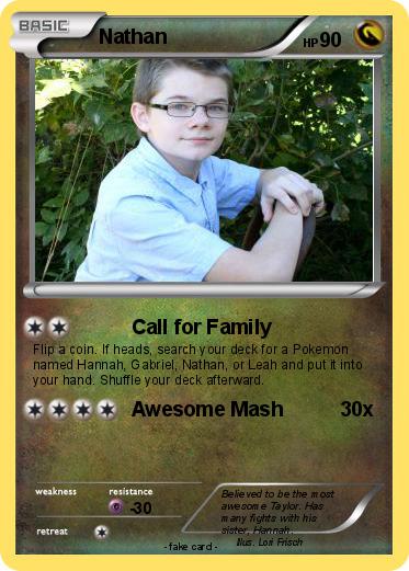 Pokémon Nathan 1069 1069 - Call for Family - My Pokemon Card