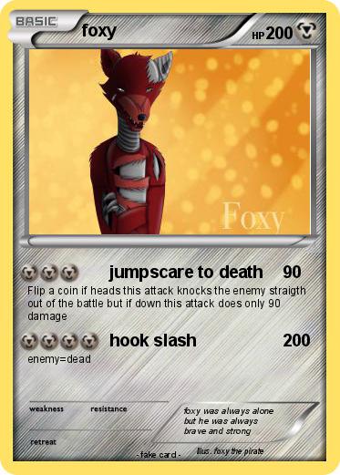 Pokémon foxy 1027 1027 - jumpscare to death - My Pokemon Card