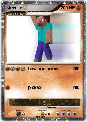 Pokémon steve 1037 1037 - bow and arrow - My Pokemon Card