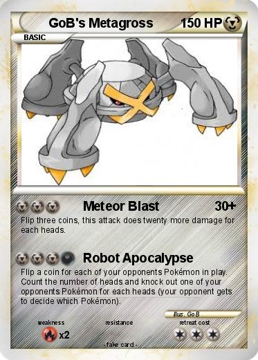 Pokémon GoB s Metagross - Meteor Blast - My Pokemon Card