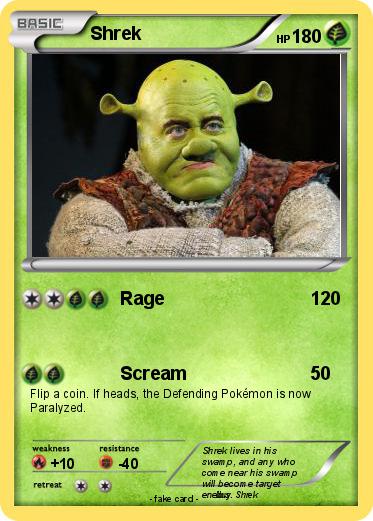 Pokémon Shrek 854 854 - Rage - My Pokemon Card