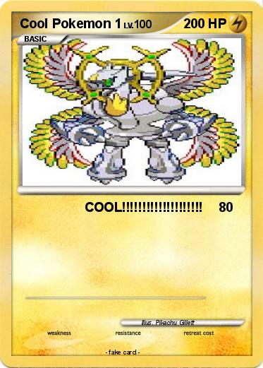 Pokémon Cool Pokemon 1 1 - COOL!!!!!!!!!!!!!!!!!!!! - My Pokemon Card