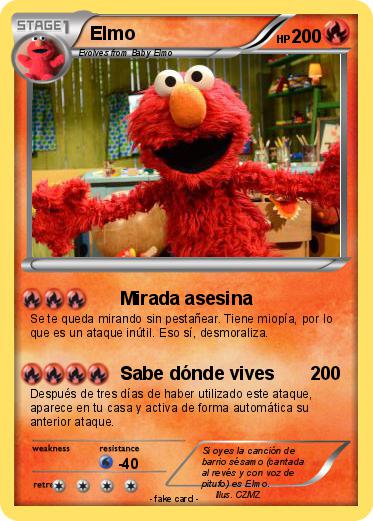 Pokémon Elmo 786 786 - Mirada asesina - My Pokemon Card