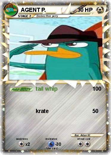 Pokémon AGENT P 286 286 - tail whip - My Pokemon Card