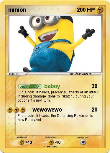 Pokémon minion 314 314 - baboy - My Pokemon Card