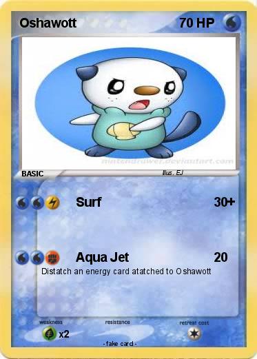 Pokémon Oshawott 335 335 - Surf - My Pokemon Card