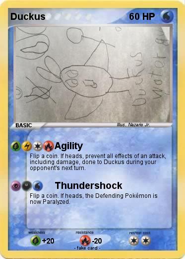 Pokémon Duckus - Agility - My Pokemon Card