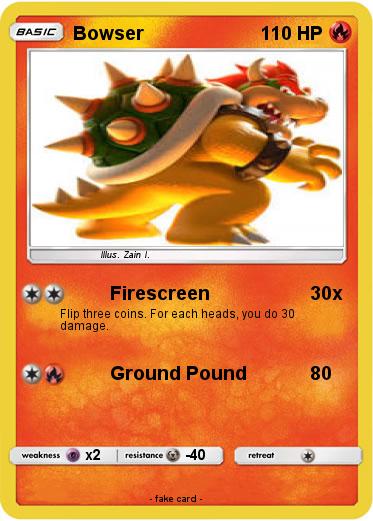 Pokémon Bowser 5446 5446 - Firescreen - My Pokemon Card