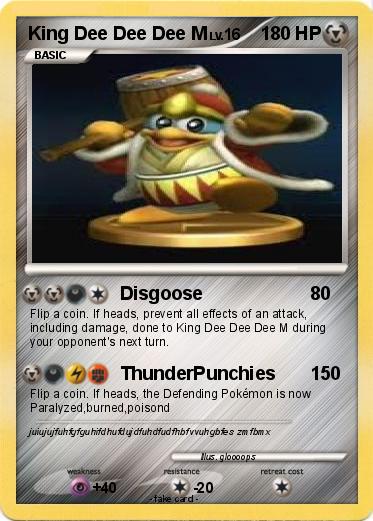 Pokémon King Dee Dee Dee M - Disgoose - My Pokemon Card
