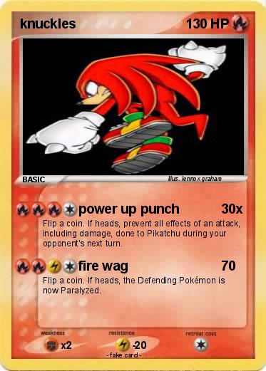 Pokémon knuckles 676 676 - power up punch - My Pokemon Card