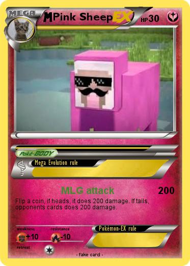 Pokémon Pink Sheep 514 514 - MLG attack - My Pokemon Card