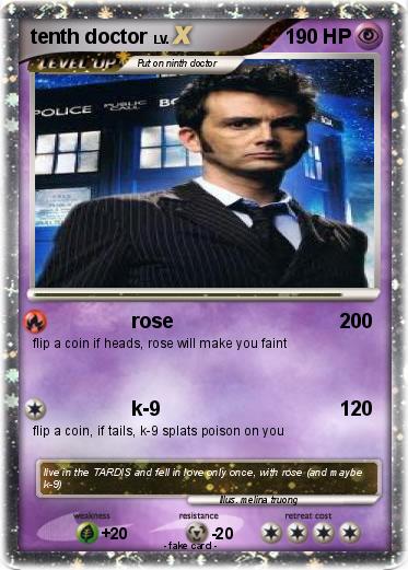 Pokémon tenth doctor 8 8 - rose - My Pokemon Card