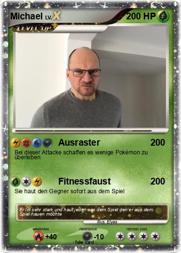 Pokémon Michael 3771 3771 - Ausraster - My Pokemon Card