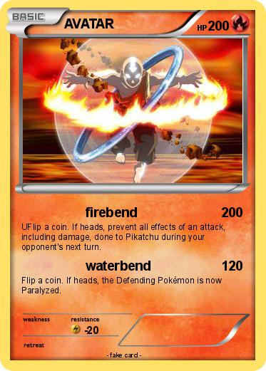 Pokémon AVATAR 405 405 - firebend - My Pokemon Card