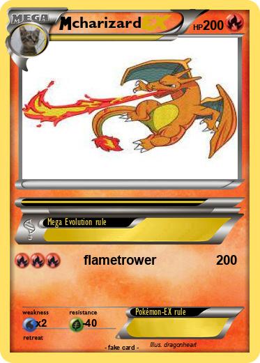 Pokémon charizard 12433 12433 - flametrower - My Pokemon Card