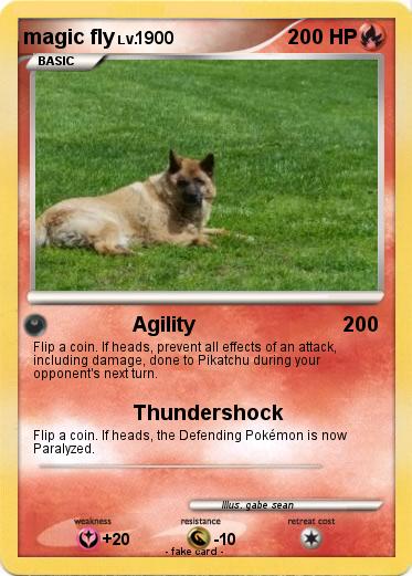 Pokémon magic fly - Agility - My Pokemon Card