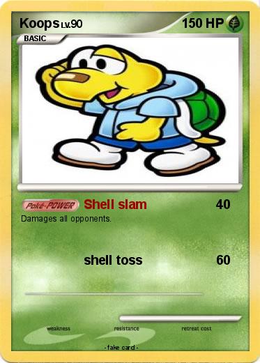 Pokémon Koops 3 3 - Shell slam - My Pokemon Card
