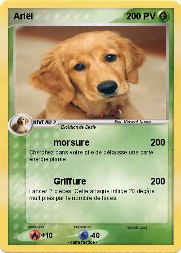Pokémon Ariel 163 163 - morsure - Ma carte Pokémon