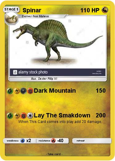 Pokémon Spinar - Dark Mountain - My Pokemon Card