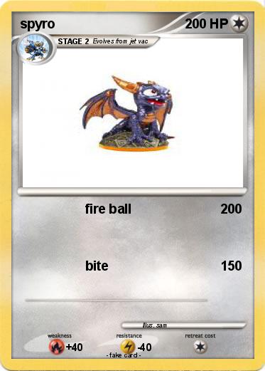 Pokémon spyro 931 931 - fire ball - My Pokemon Card