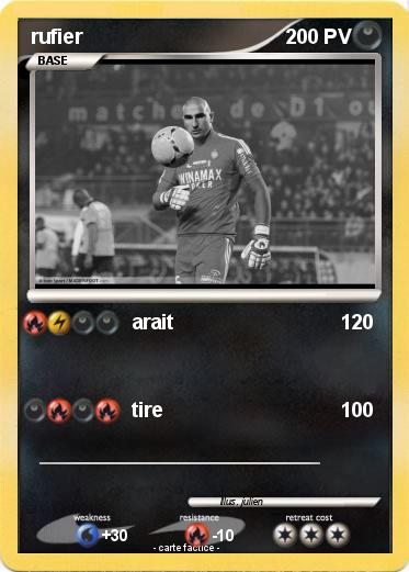 Pokémon rufier 3 3 - arait - Ma carte Pokémon