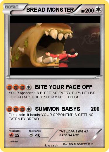 Pokémon BREAD MONSTER 1 1 - BITE YOUR FACE OFF - My Pokemon Card