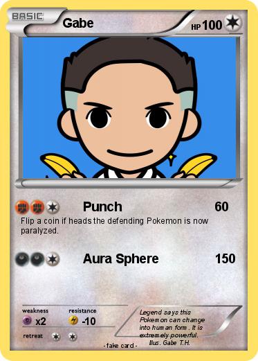 Pokémon Gabe 191 191 - Punch - My Pokemon Card