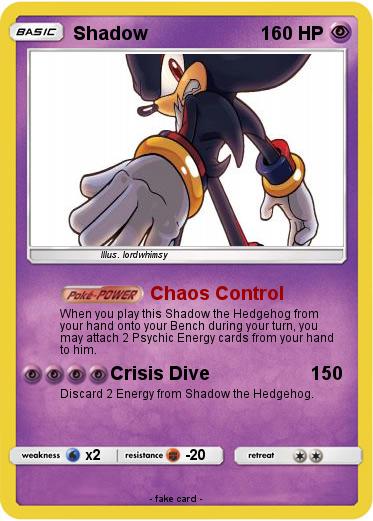 Pokémon Shadow 13577 13577 - Chaos Control - My Pokemon Card