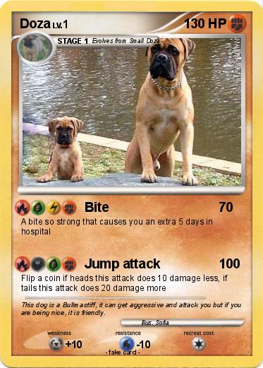 Pokémon Doza - Bite - My Pokemon Card