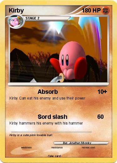 Pokémon Kirby 1182 1182 - Absorb - My Pokemon Card