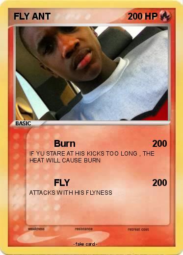 Pokémon FLY ANT - Burn - My Pokemon Card