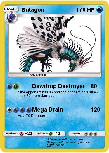 Pokémon Butagon - Dewdrop Destroyer - My Pokemon Card