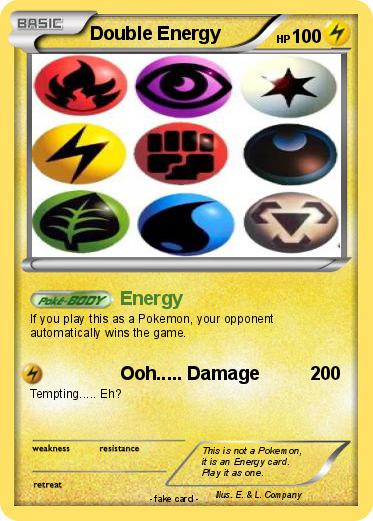 Pokémon Double Energy 1 1 - Energy - My Pokemon Card
