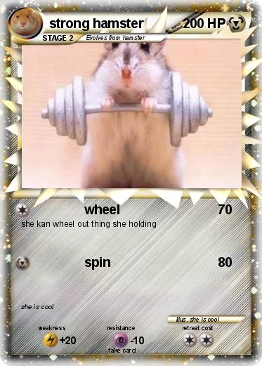 Pokémon strong hamster - wheel - My Pokemon Card
