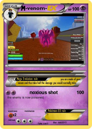 Pokémon venom 955 955 - noxious shot - My Pokemon Card