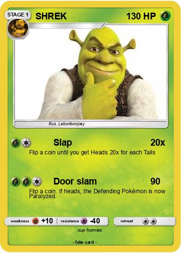 Pokémon SHREK 2723 2723 - Slap - My Pokemon Card