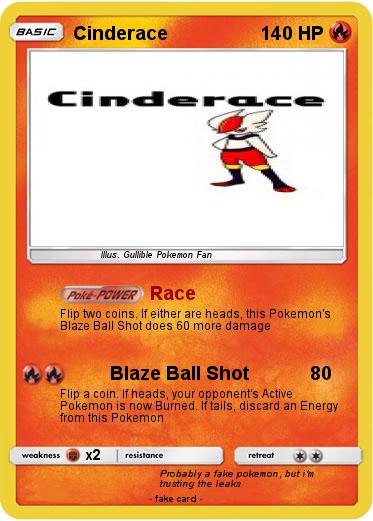 Pokémon Cinderace - Race - My Pokemon Card