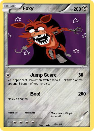 Pokémon Foxy 2117 2117 - Jump Scare - My Pokemon Card