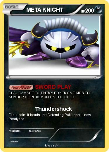 Pokémon META KNIGHT 795 795 - SWORD PLAY - My Pokemon Card