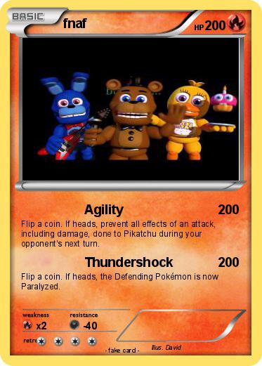 Pokémon fnaf 256 256 - Agility - My Pokemon Card