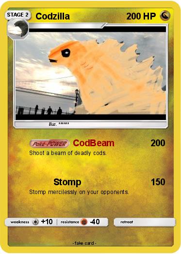 Pokémon Codzilla - CodBeam - My Pokemon Card