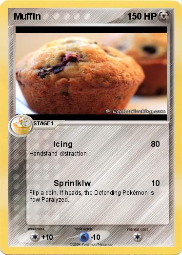 Pokémon Muffin 9 9 - Icing - My Pokemon Card